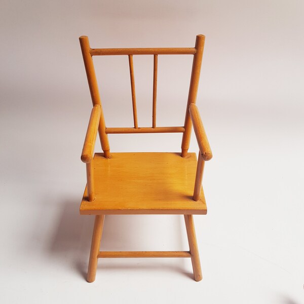 Wooden Doll Chair - Etsy