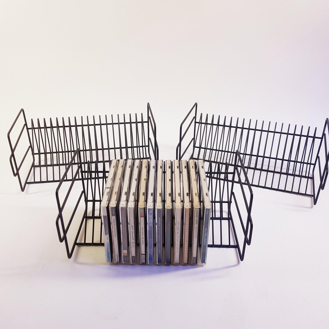 Vintage CD Cabint 1980s - Cd Storages - Black 3x - Etsy