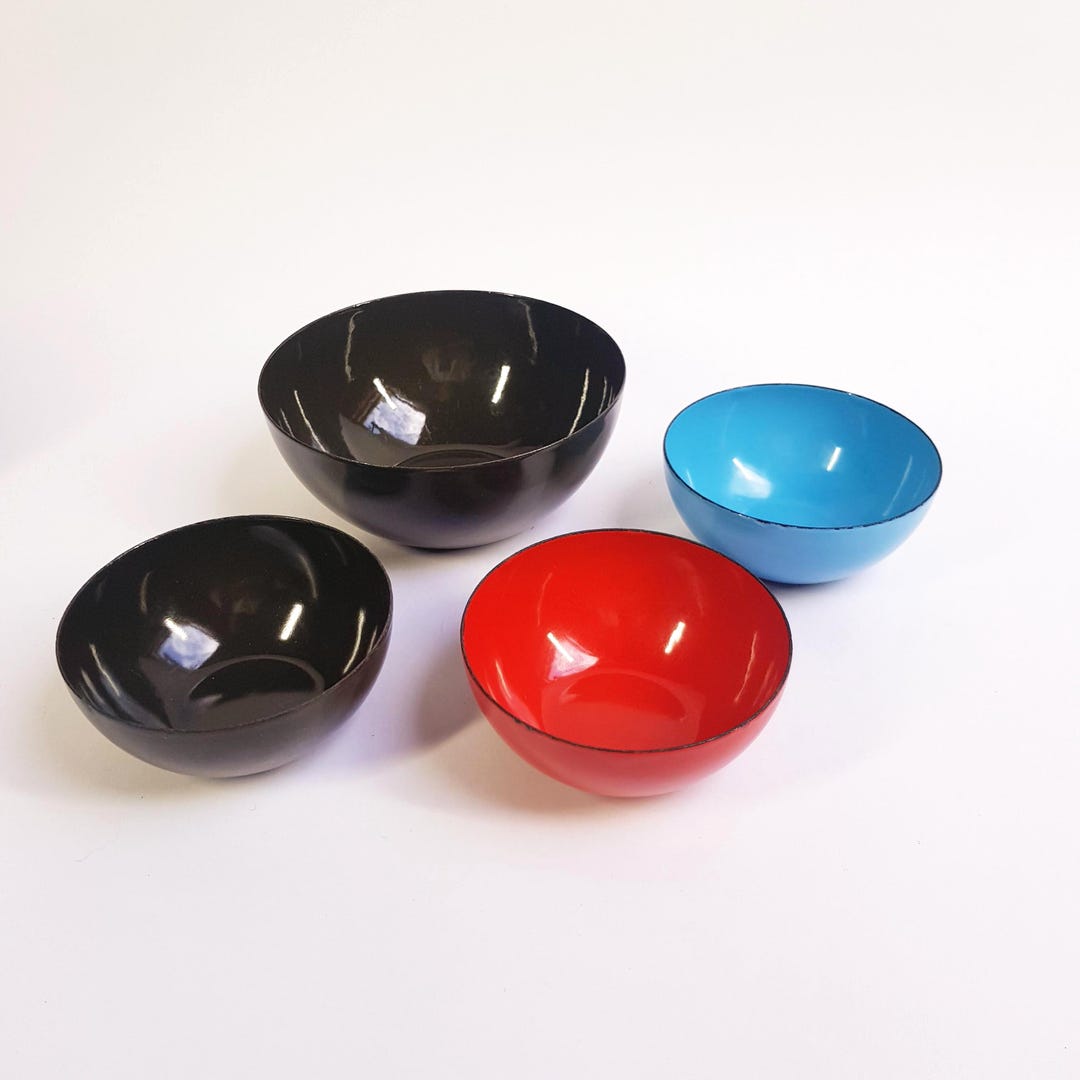 Vintage Finel Enamel Bowls by Kaj Franck – Arabia Finland ...