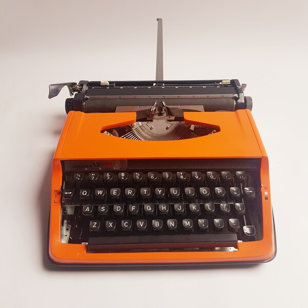 Orange Typewriter - Etsy