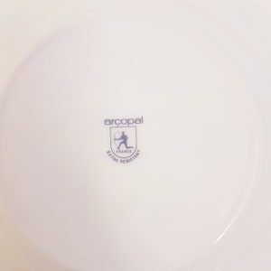 Vintage Arcopal Veronica Plates, Milkglass Made in France - Etsy