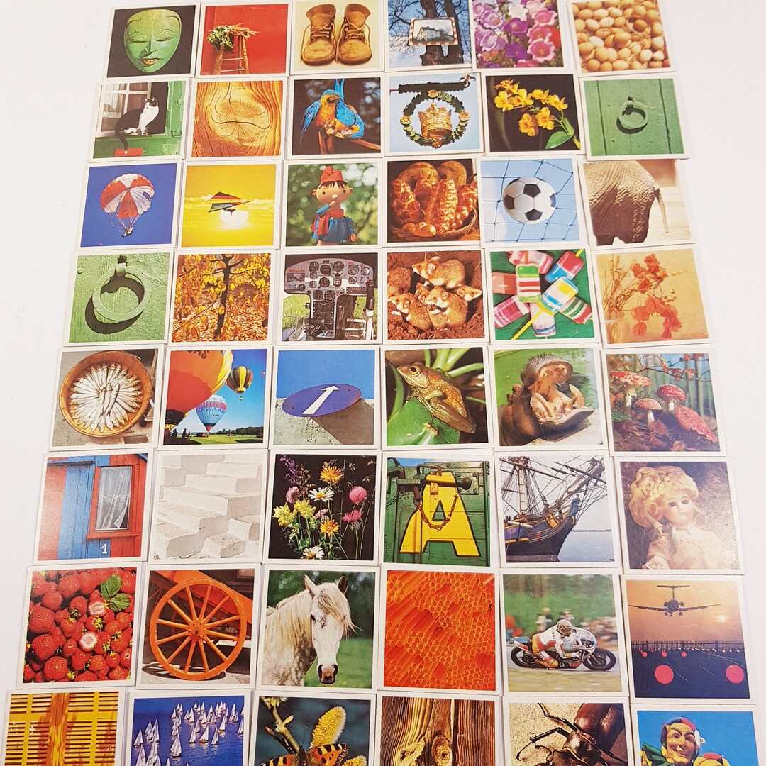 Vintage Photo Memory Game, Vintage 1979s Picture Game, Ravensburger ...