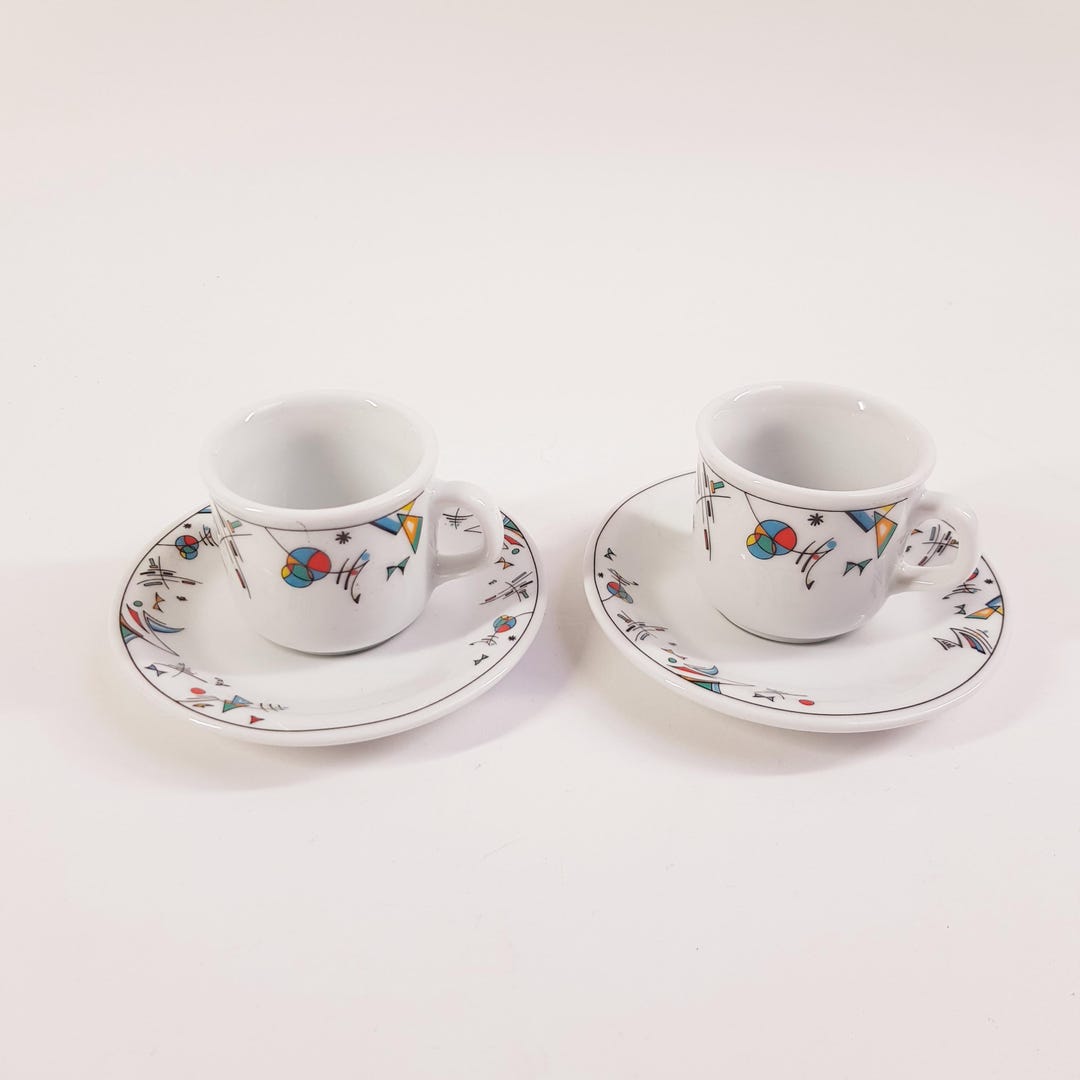 Vintage Espresso Cups and Saucers, Made in Germany, Kahla - Etsy