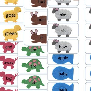 Sight Word Flash Cards All Dolch Words Reading Kit for - Etsy
