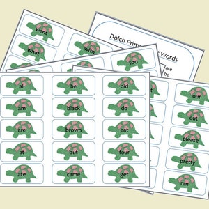 Sight Word Flash Cards All Dolch Words Reading Kit for - Etsy