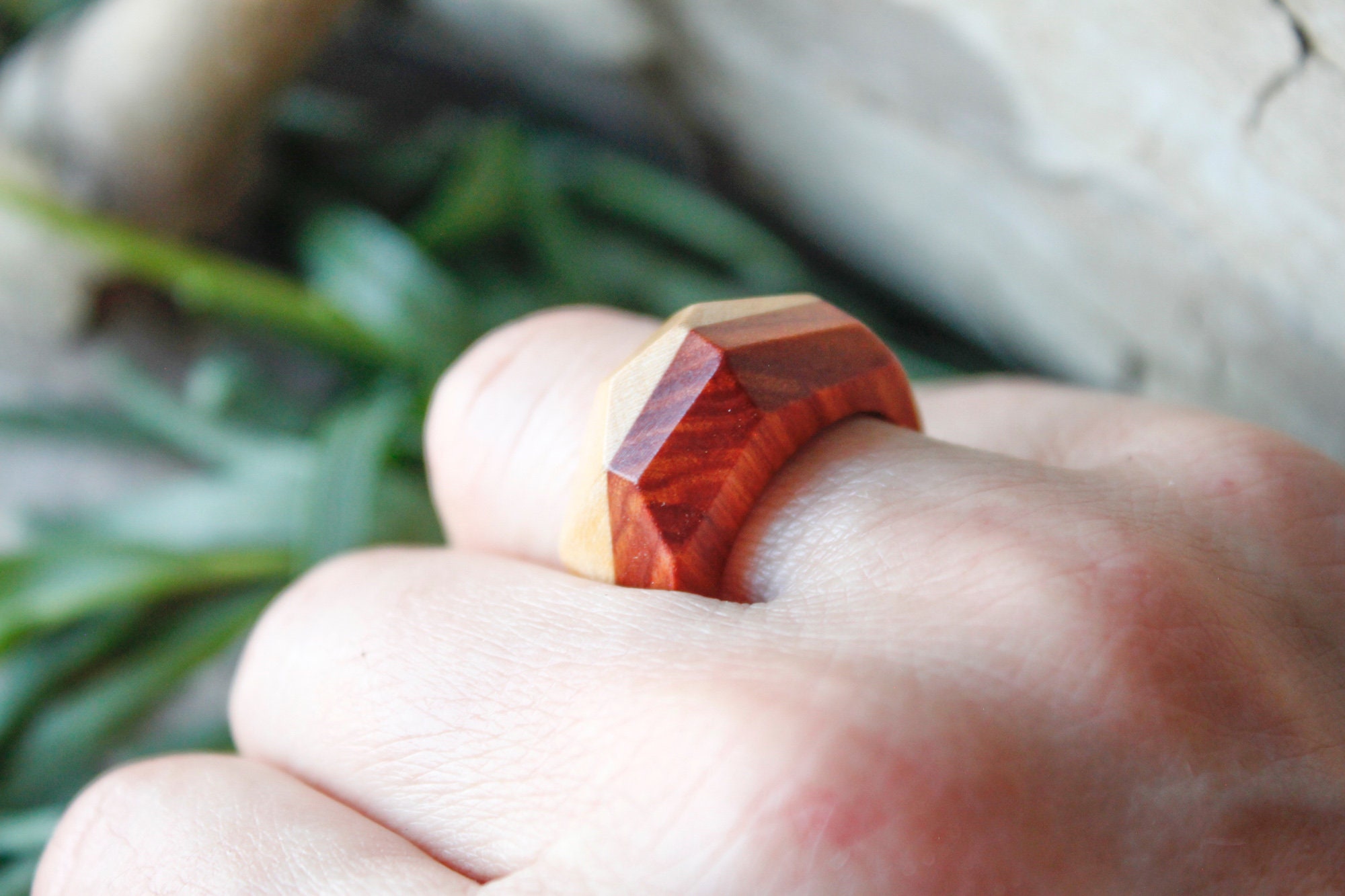 Wood ring for men and woman, wooden wedding handmade ring, wooden ...