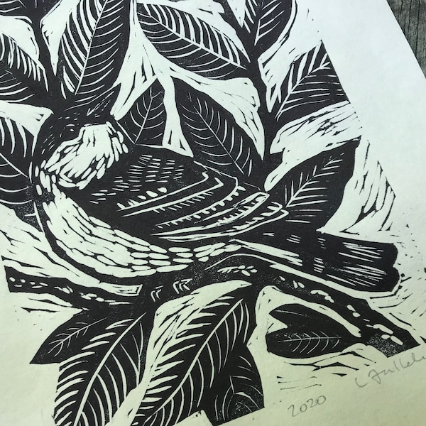 Lino Block Print - Etsy