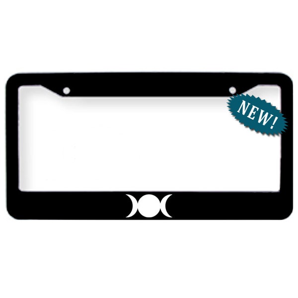 Triple Moon License Plate - Etsy