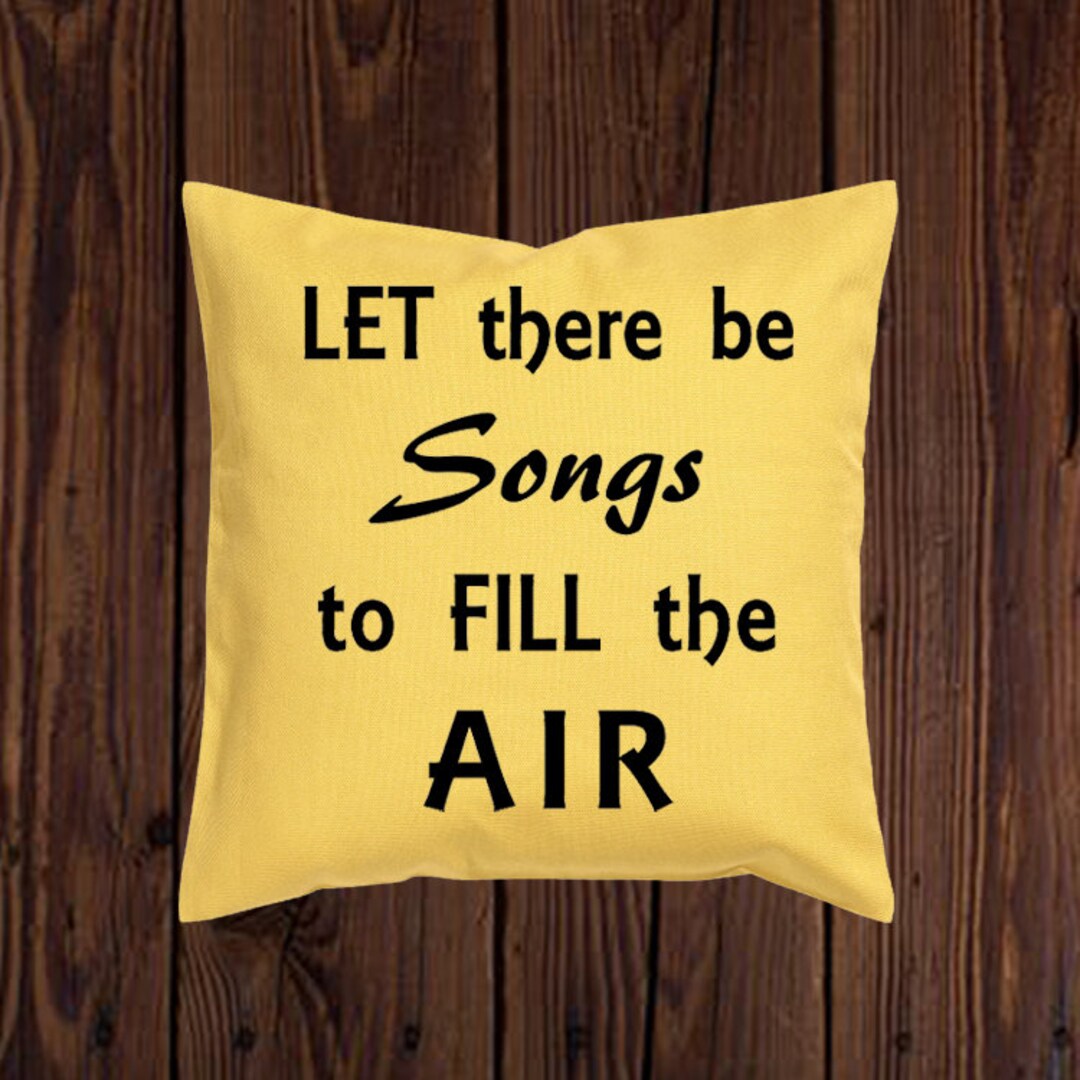 Grateful Dead Pillow Cover - Ripple Lyrics - Let There Be Songs to Fill ...