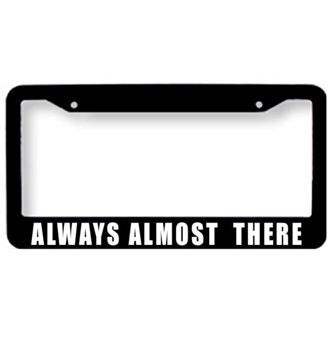 Goose Always Almost There Madhuvan License Plate Frame - Etsy