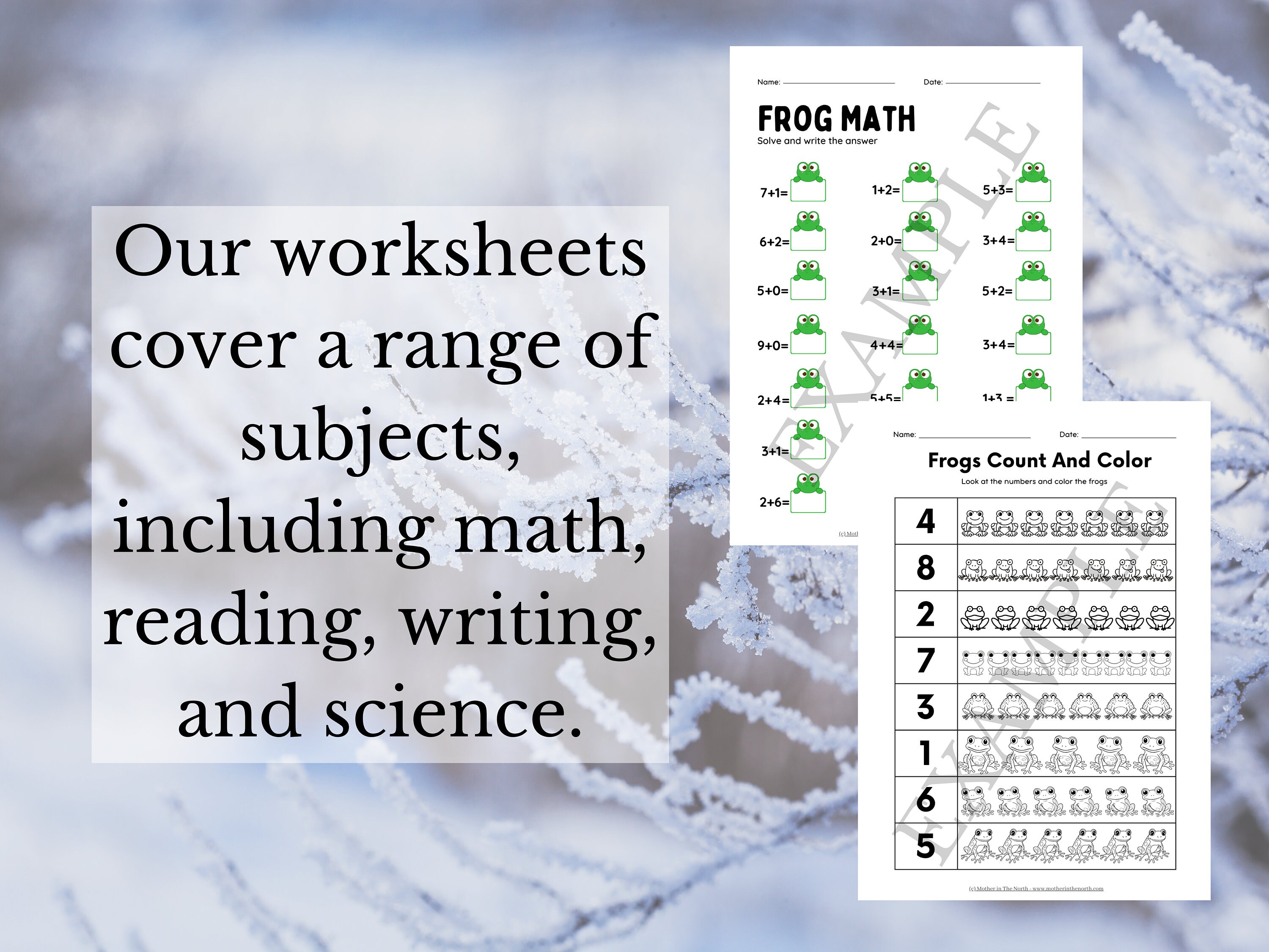 Frogscicle Science: the Amazing Wood Frog | A Mini Unit Study on the ...