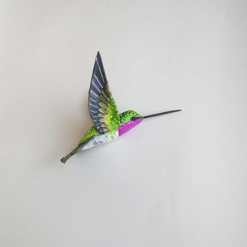 Paper Mache Bird - Etsy