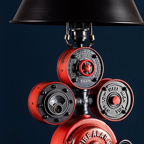 Firefighter Lamp Firefighter's Light Fireman's - Etsy