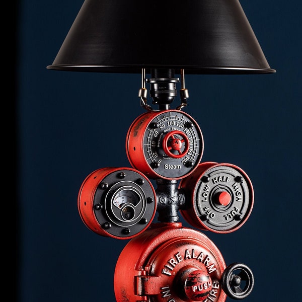 Firefighter Lamp - Etsy