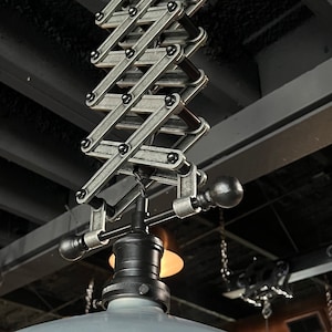 Accordion Light - Scissor Industrial Pendant - Kitchen Island - Scissor ...