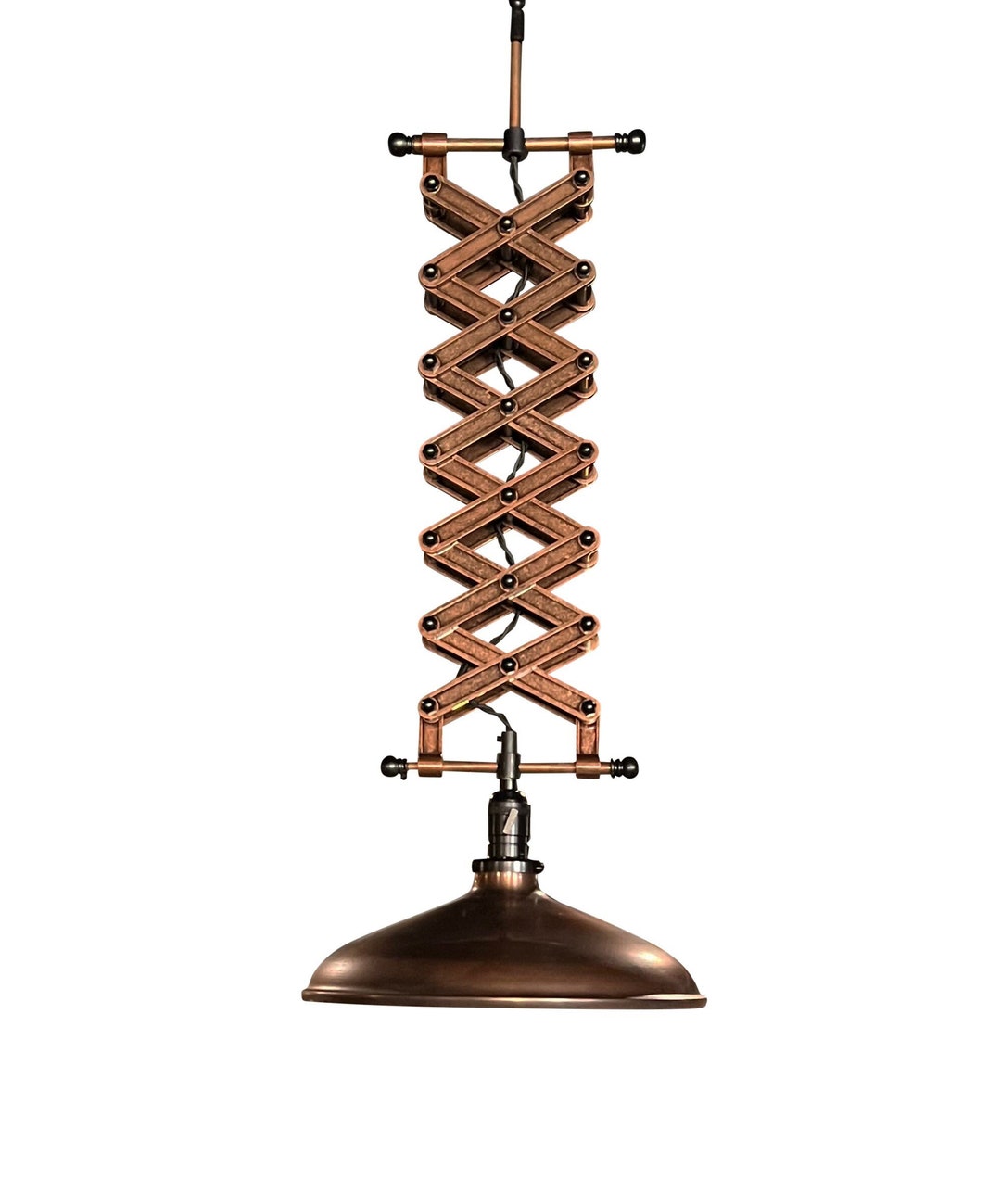 Scissor Light Accordian Industrial Pendant Kitchen Island Scissor ...