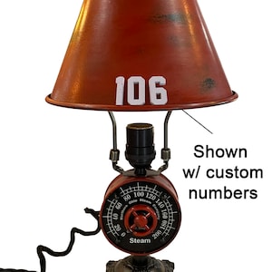 Firefighter Light - Table Lamp - Firefighter's Lamp - Fireman - Helmet ...