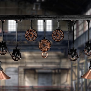Pool Table Light - Kitchen Island Light - Industrial Steam House ...