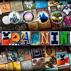 Disney World Themed Letter Art Personalized With Your Name & Message ...