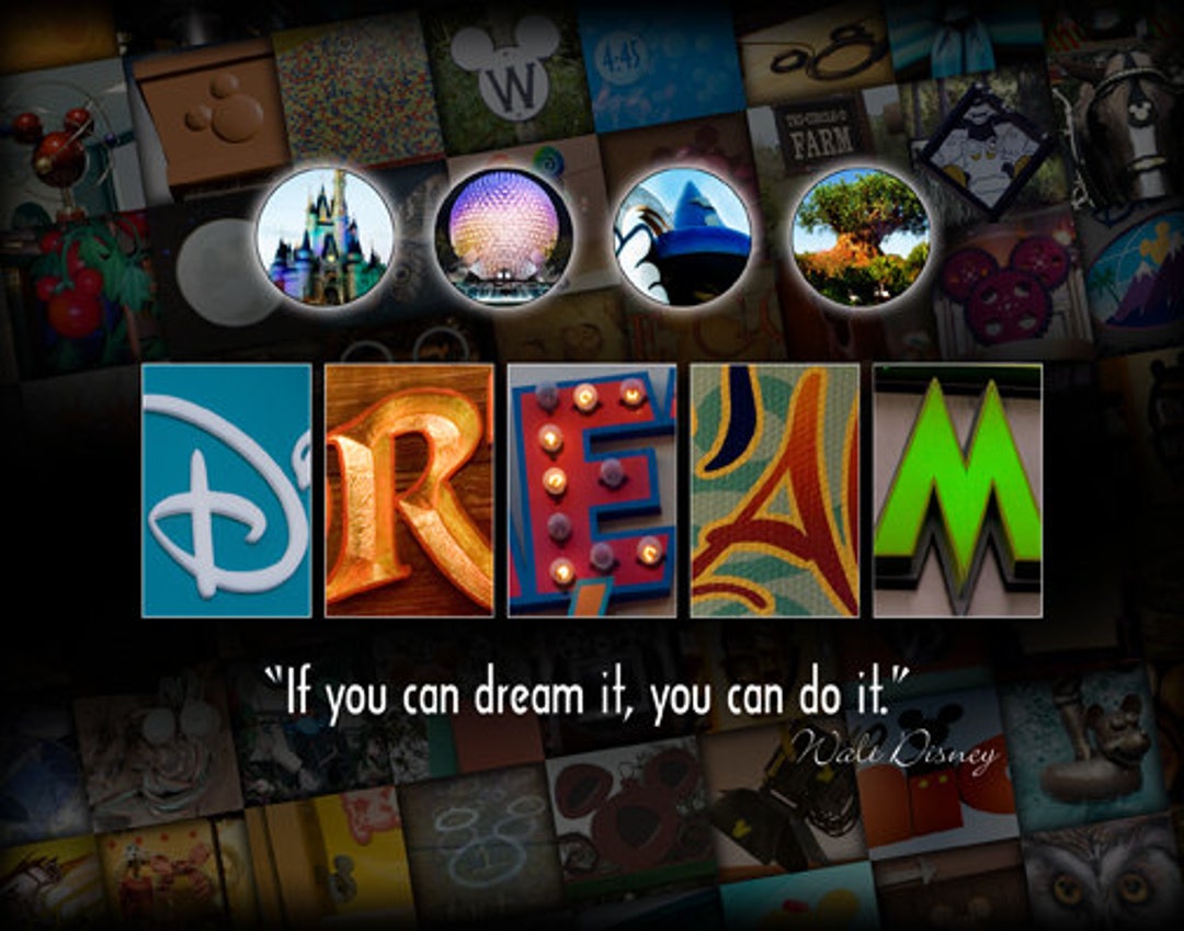 Dream Walt Disney Inspirations Fine Art Photo - Etsy