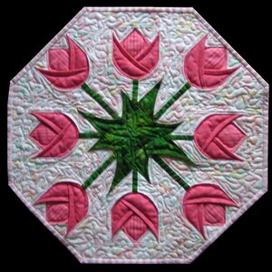 Spring Tulips Table Topper & Placemats PDF Quilt Pattern - Etsy