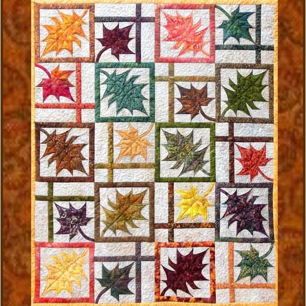 Leaf Quilt Pattern - Etsy