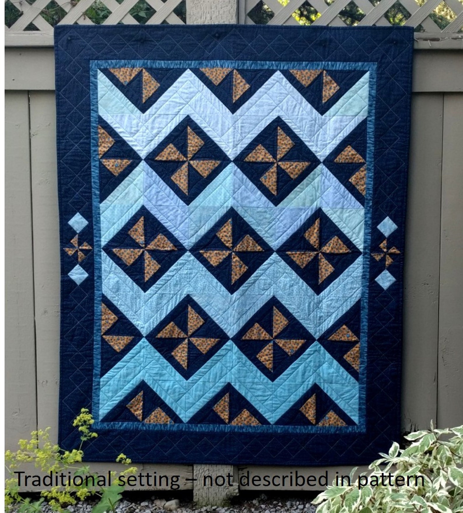 Pinwheels & Posies PDF Quilt Pattern - Etsy