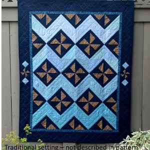 Pinwheels & Posies PDF Quilt Pattern - Etsy