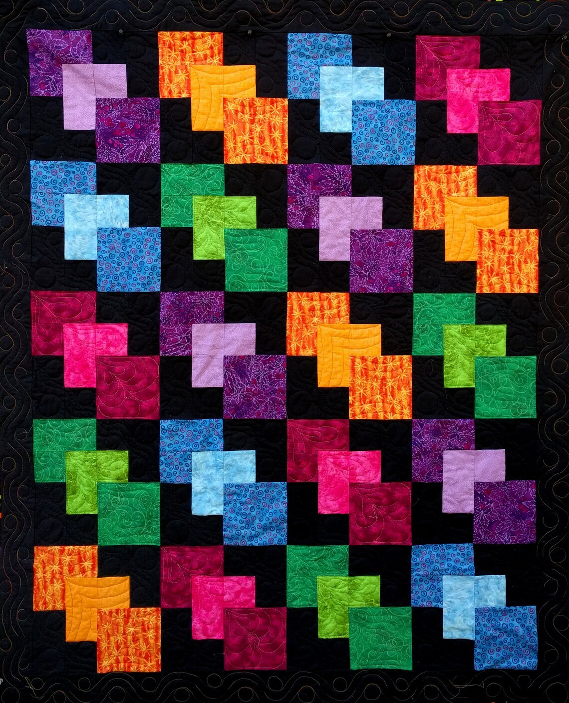 Floating Squares PDF Quilt Pattern - Etsy