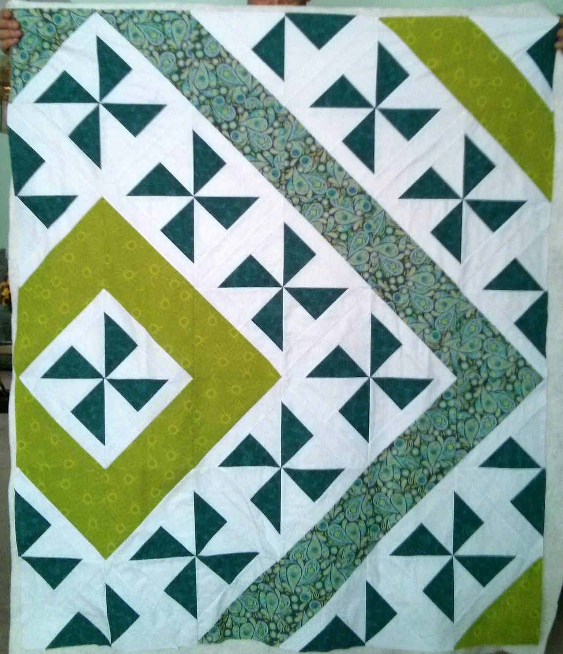 Pinwheels & Posies PDF Quilt Pattern - Etsy