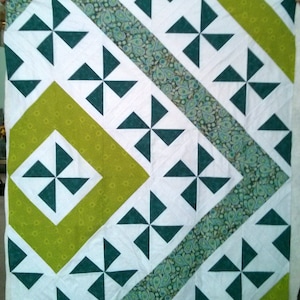 Pinwheels & Posies PDF Quilt Pattern - Etsy