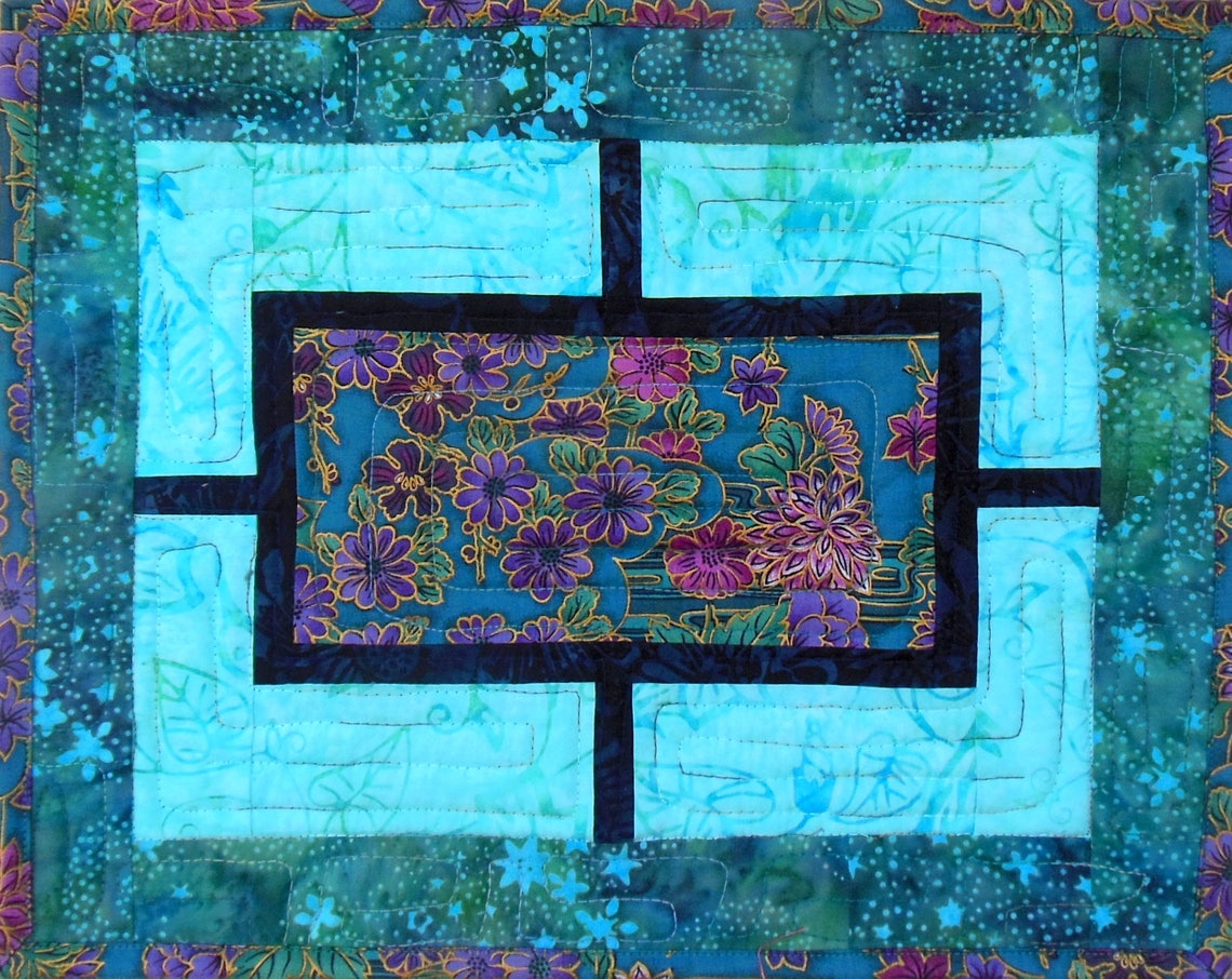 Garden Tiles PDF Quilt Pattern in 5 Sizes | Etsy