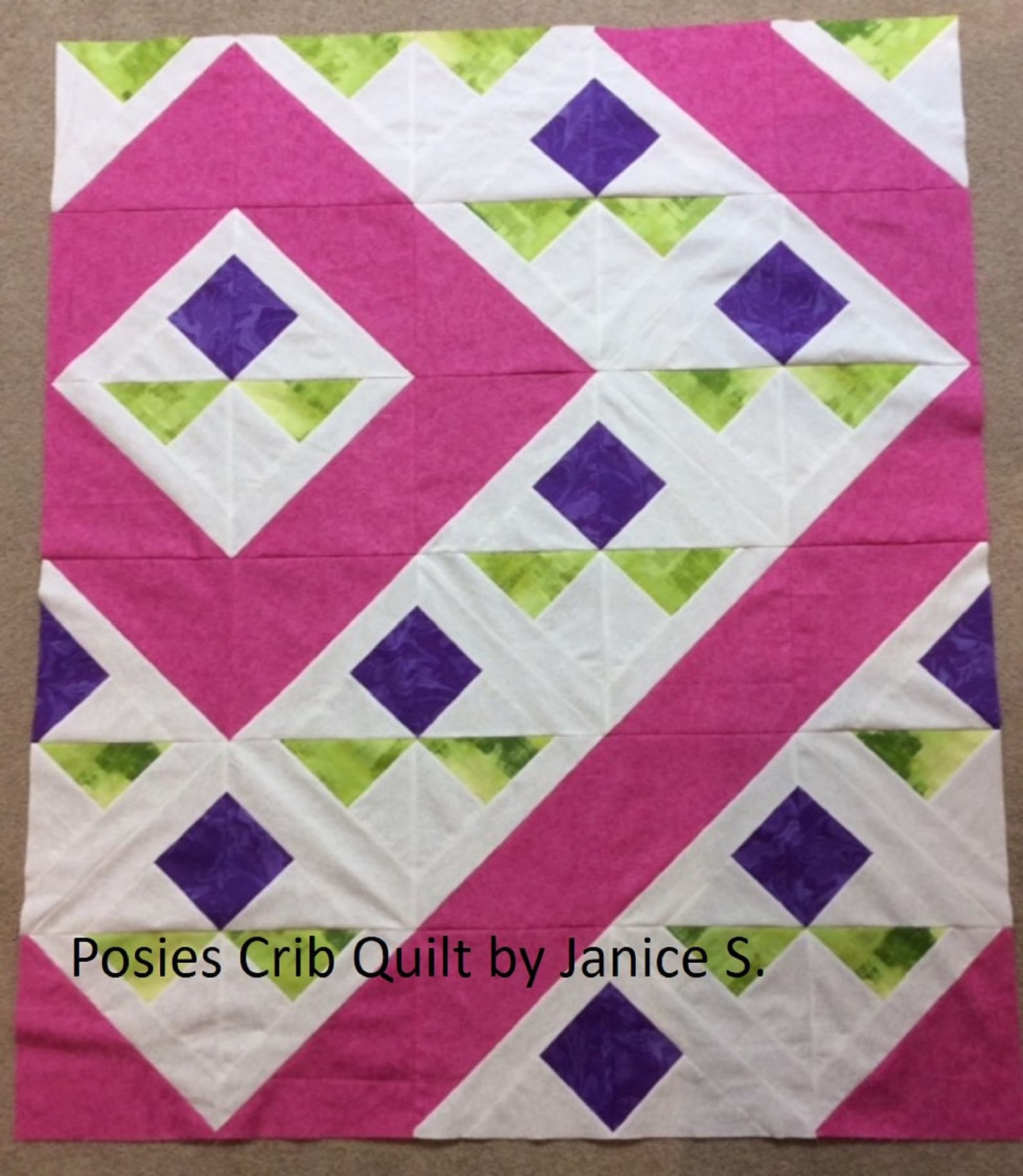 Pinwheels & Posies PDF Quilt Pattern - Etsy