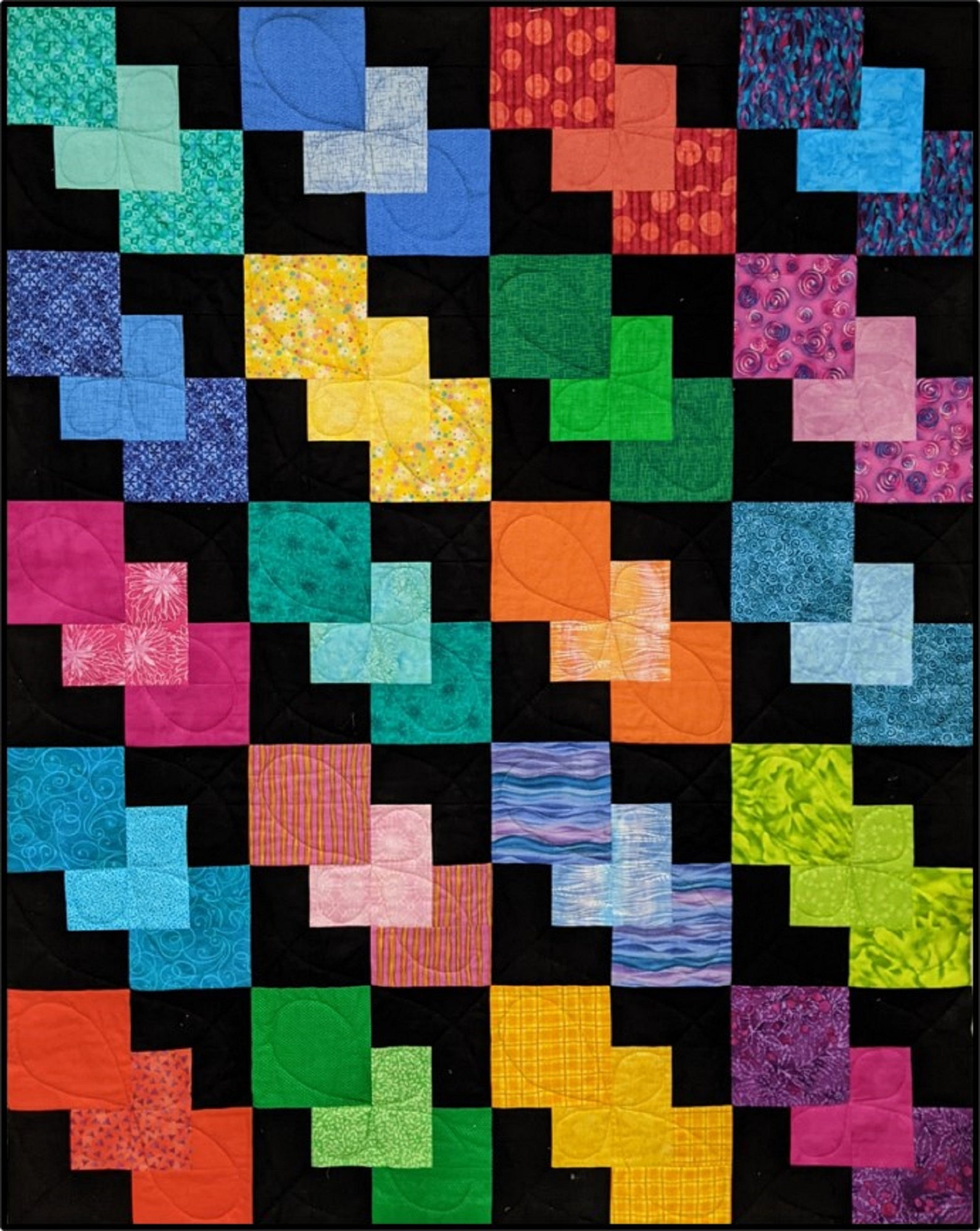 Floating Squares PDF Quilt Pattern - Etsy