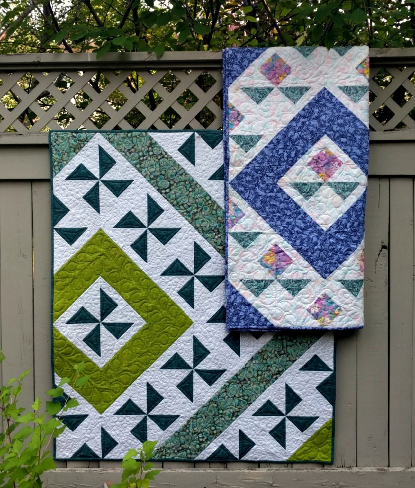 Pinwheels & Posies PDF Quilt Pattern - Etsy