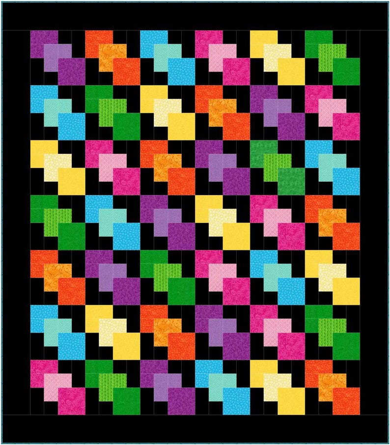Floating Squares PDF Quilt Pattern - Etsy
