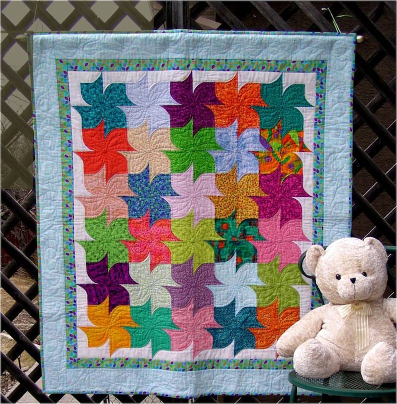 Forever Flowers PDF Quilt Pattern - Etsy