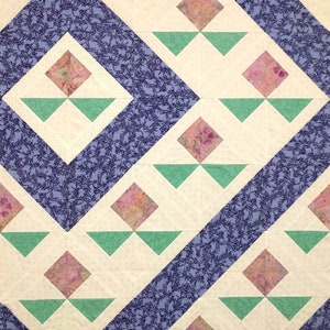 Pinwheels & Posies PDF Quilt Pattern - Etsy