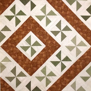 Pinwheels & Posies PDF Quilt Pattern - Etsy