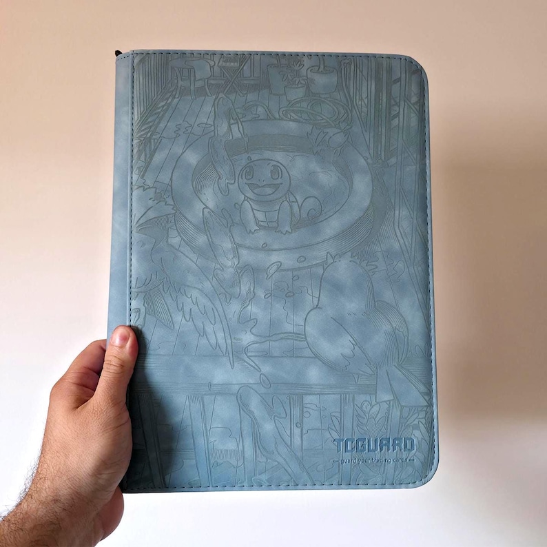 Custom Laser Engraved Trading Card Binder | Pokemon, One Piece, Yu-gi ...