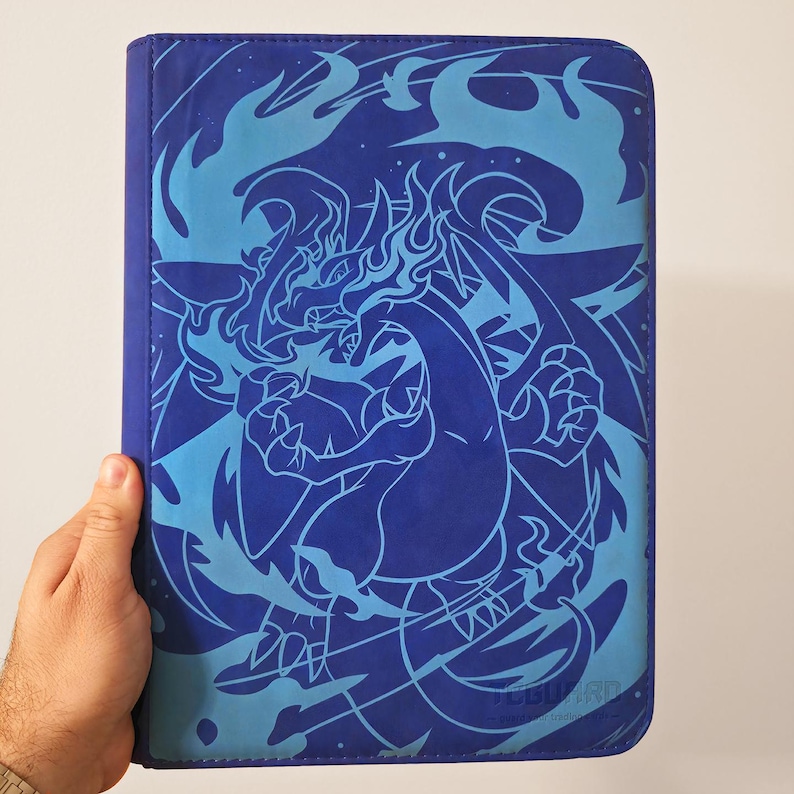 Custom Laser Engraved Trading Card Binder | Pokemon, One Piece, Yu-gi ...