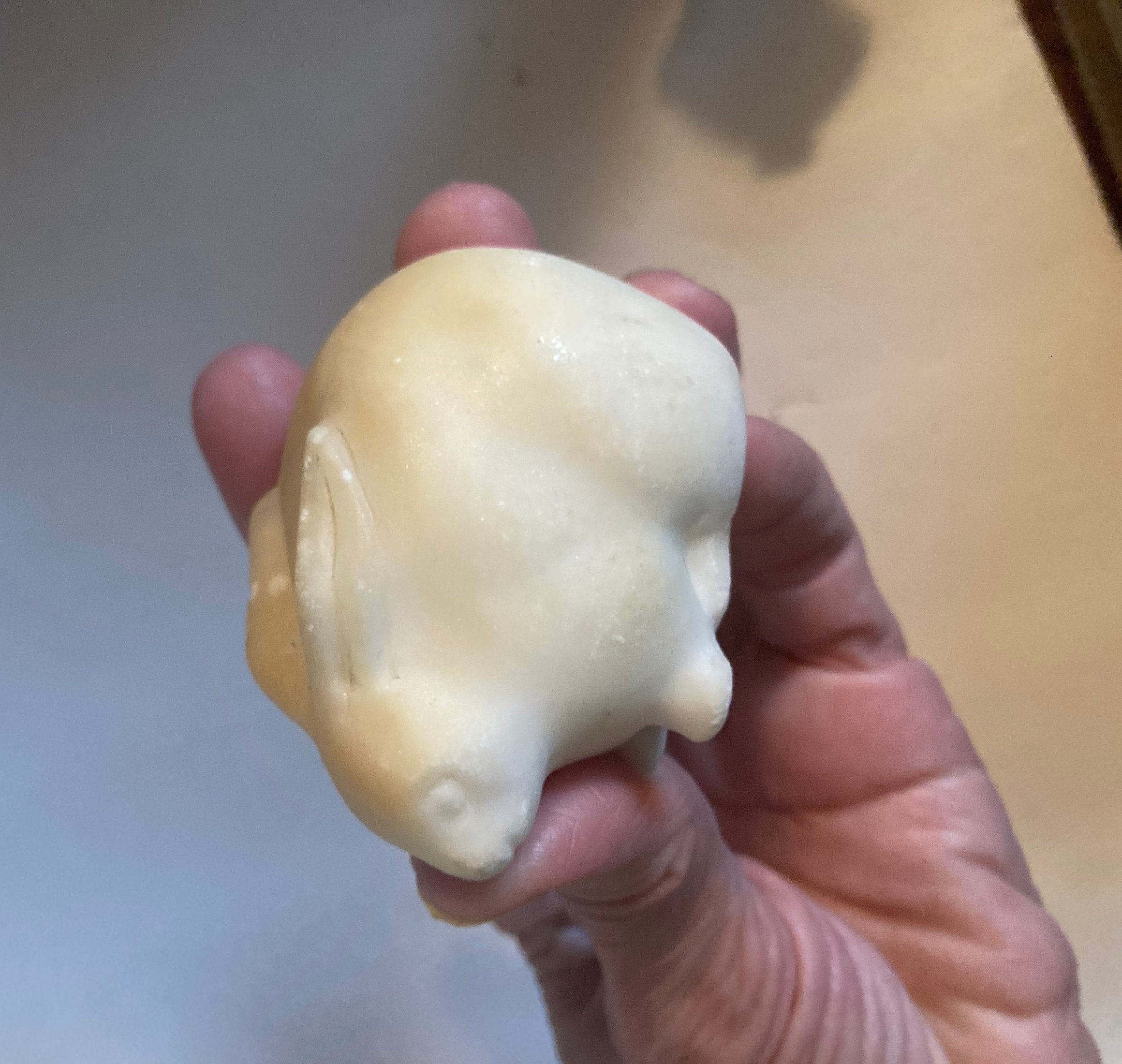 Hand Carved White Marble Figurine Depicting a Rabbit - Etsy