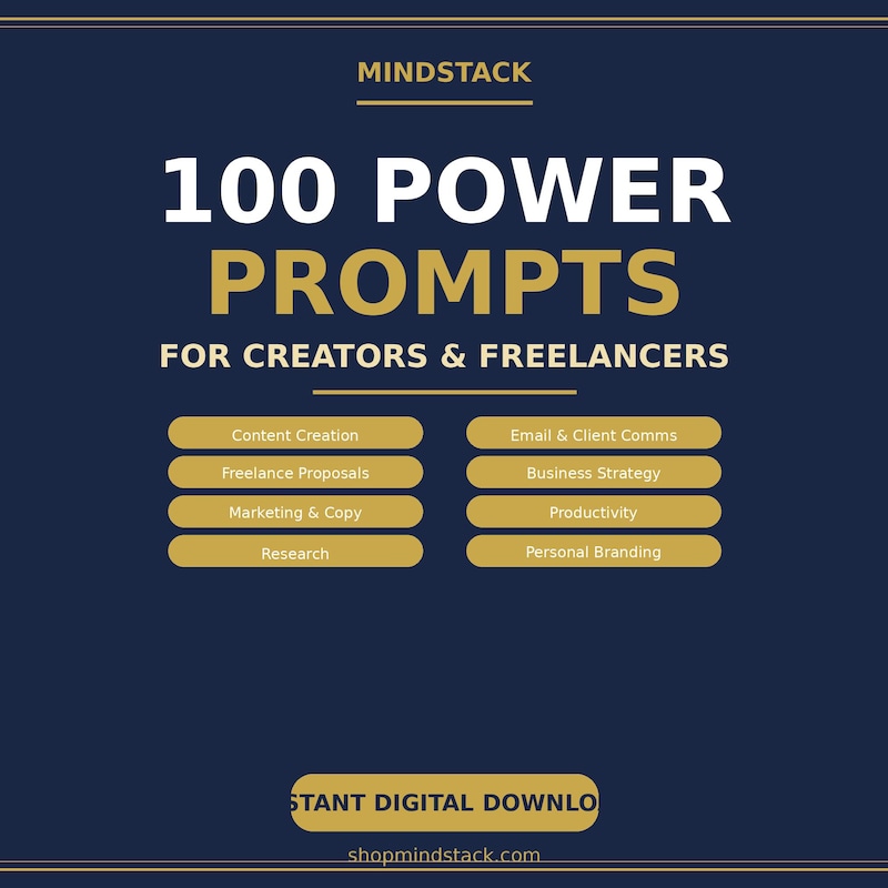 Ai Freelance Prompts Pack - Etsy