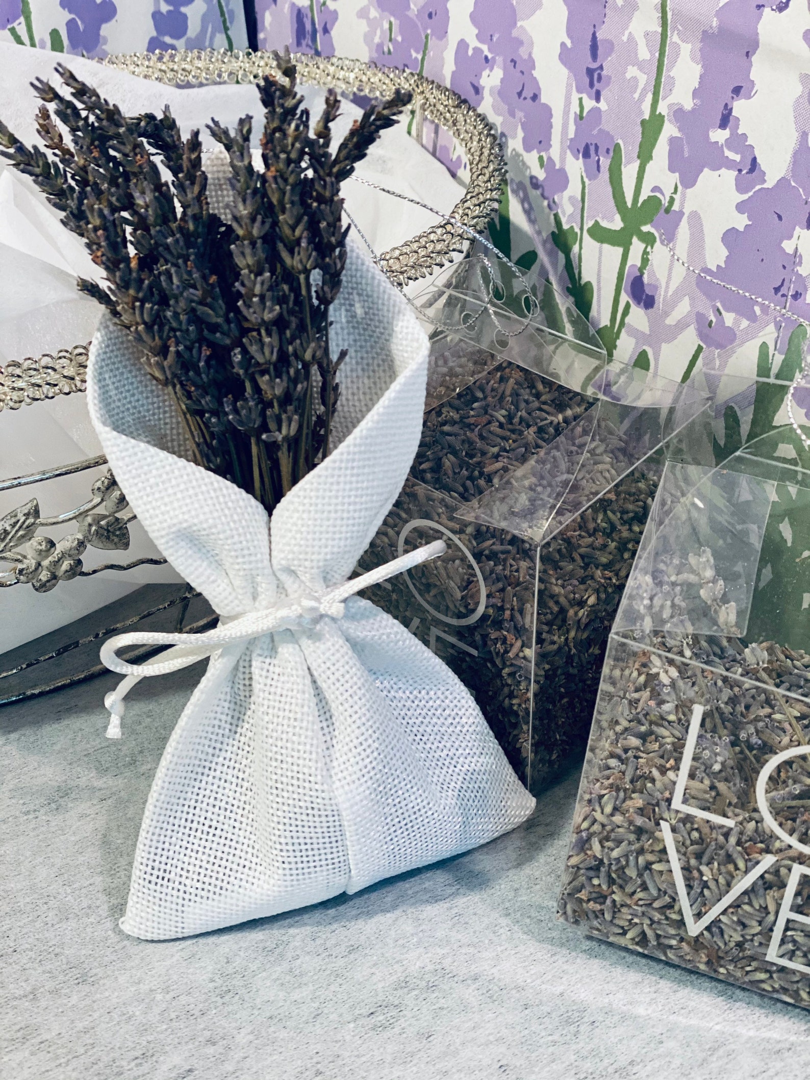 Desktop Decor Dried Lavender Bundle. Nestle Next to Your Computer or ...