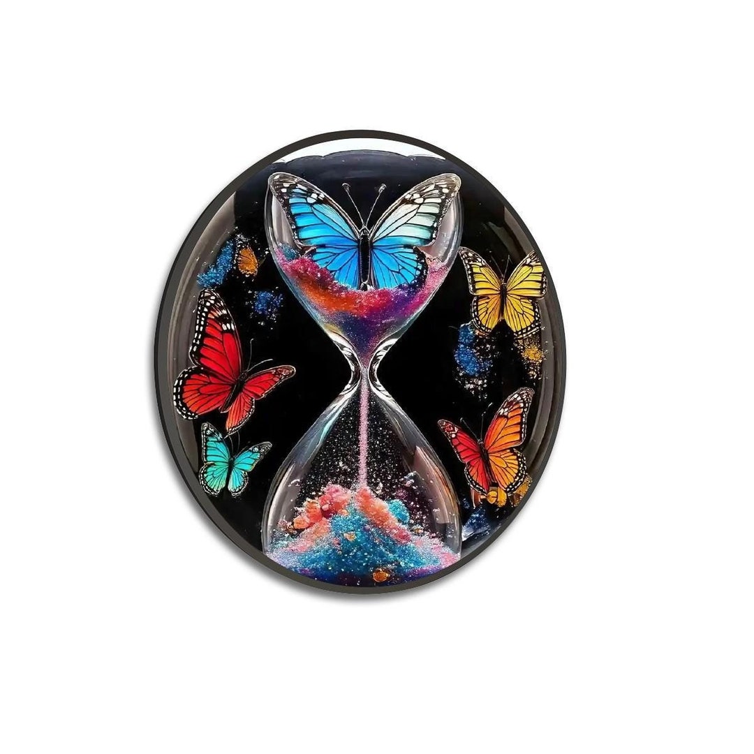 Butterfly Hourglass, Janine Gordon, Edition of 100, Circular Digital ...