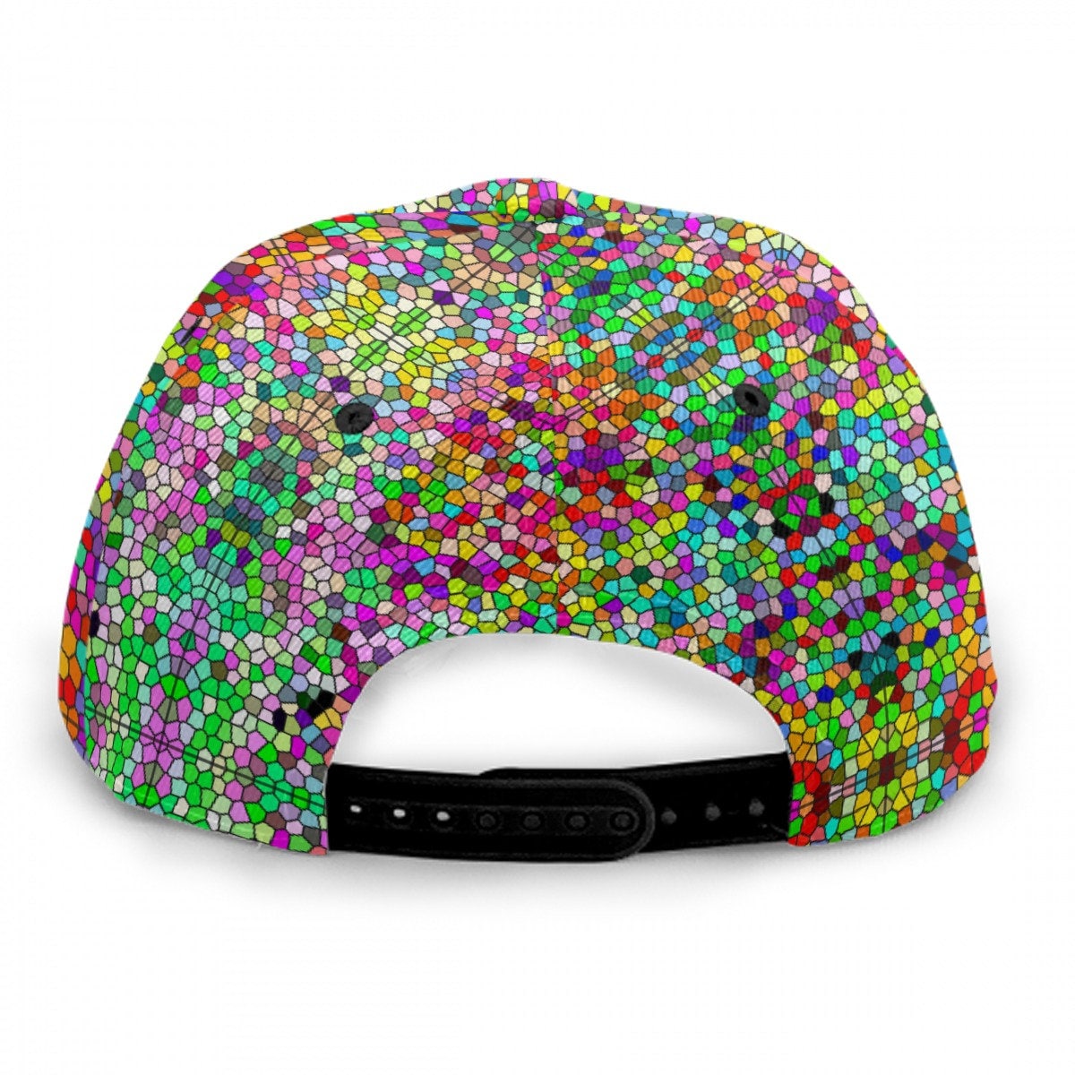 Psychedelic Trippy Stained Glass Baseball Cap Trucker Hip Hop Rave Dj ...