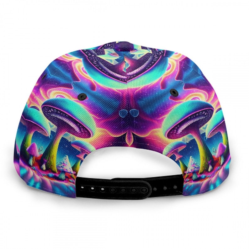 Psychedelic Mushroom Hat Festival Baseball Cap Trucker Hip - Etsy