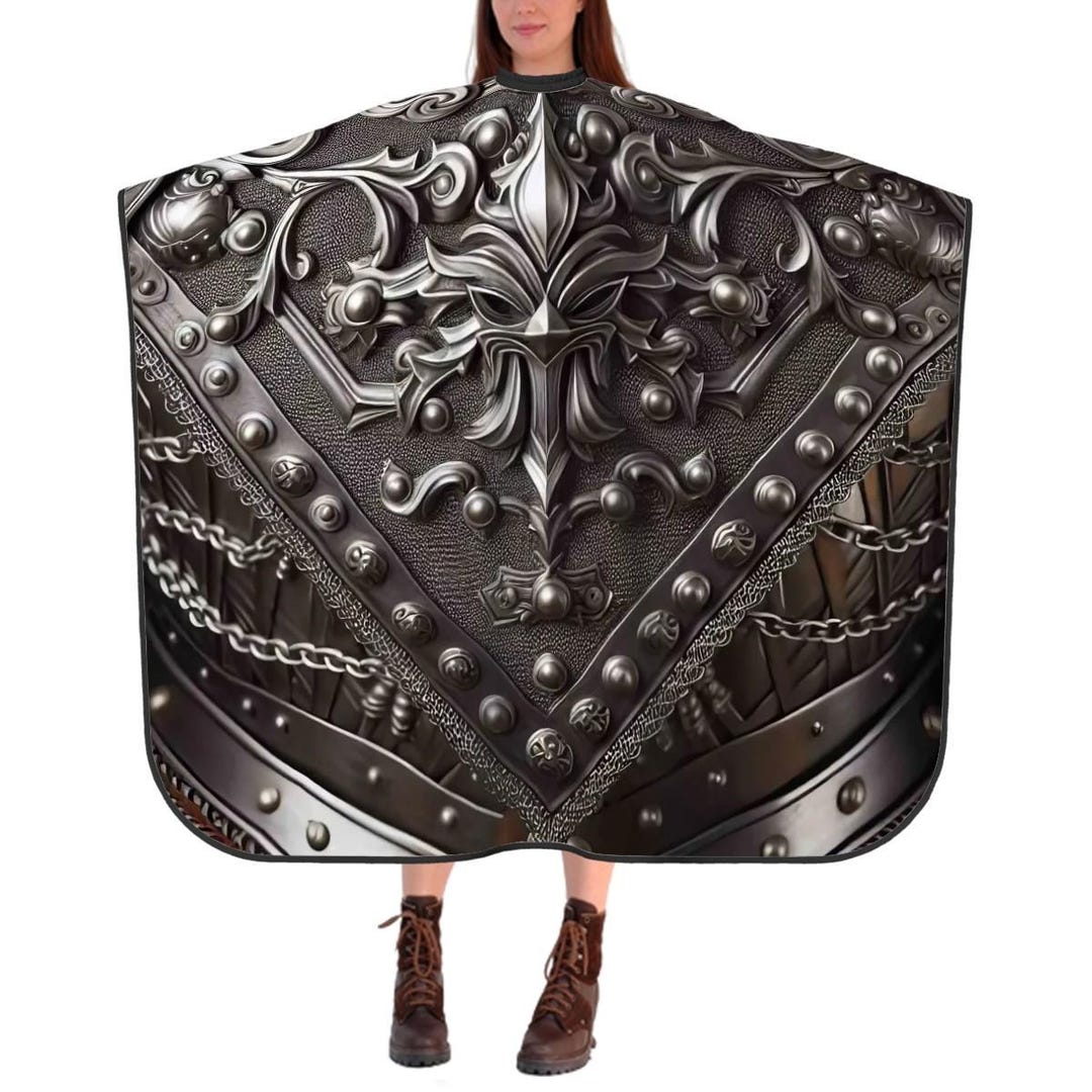 Knight in Shining Armor Hair Cutting Cape Barber Cover Grooming Apron ...