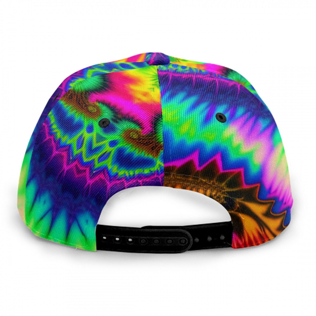 Psychedelic Trippy Liquid Baseball Cap Trucker Hip Hop Rave Dj MC Hat ...