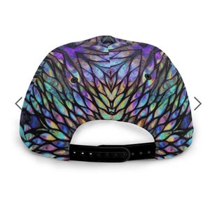 Tarpan Fish Scales Psychedelic Trippy Cap, Tie Dye Hat, Baseball Cap ...